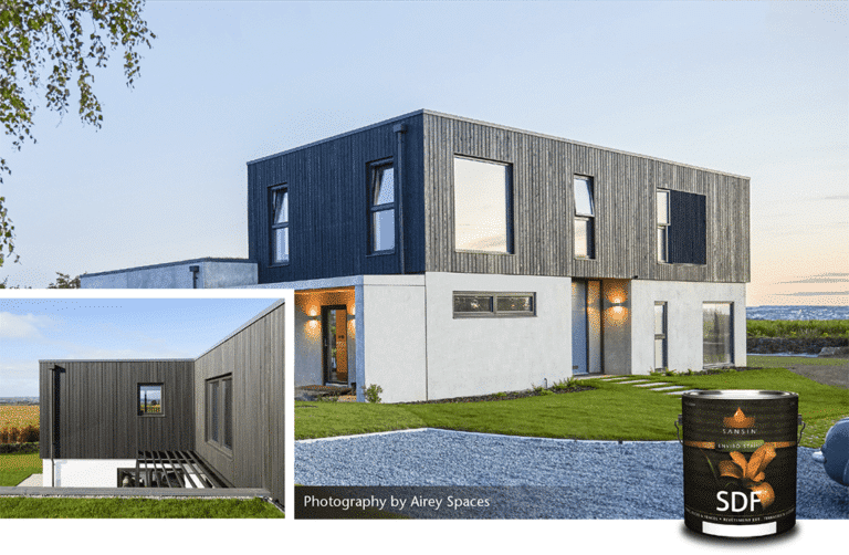 Striking Sansin Coatings Protect & Showcase Siberian Larch Cladding ...