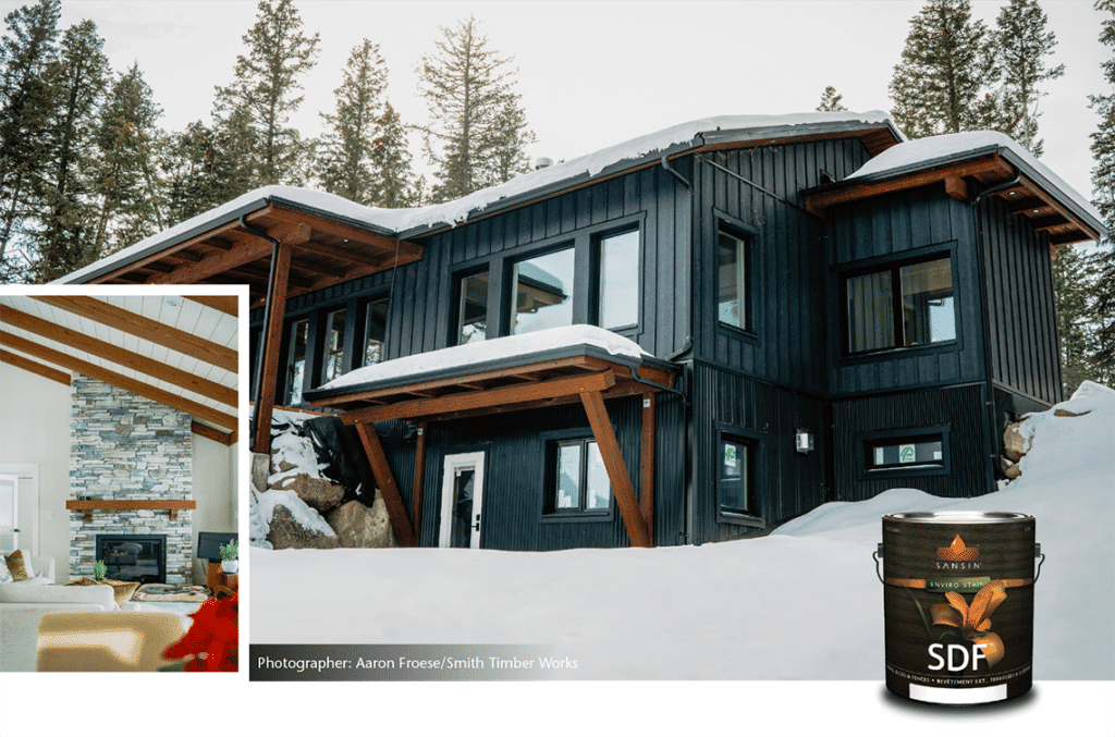 Sansin Finishes Create Striking Contrast for Lakeside Home in BC | The ...